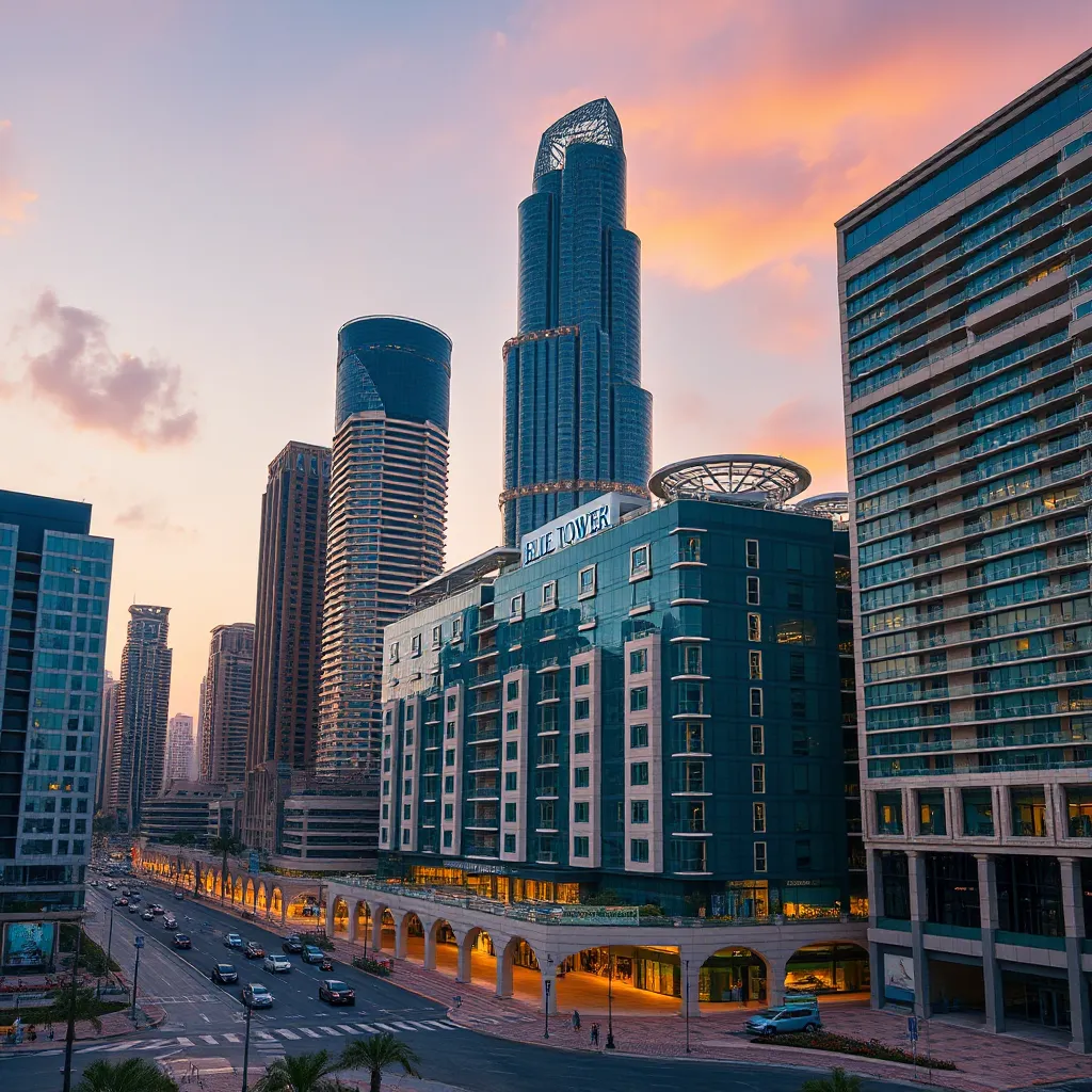 Discovering the Blue Tower: Location and Impact on Sheikh Zayed Road