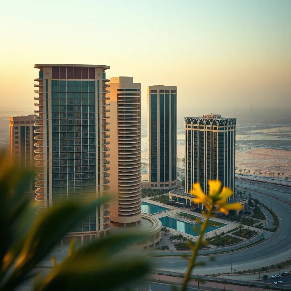 Exploring the Desert Sun Tower in DubaiLand