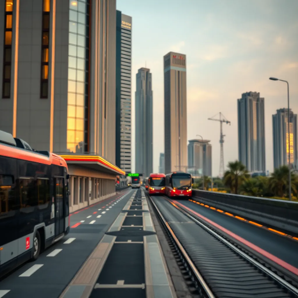 Exploring Dubai's Red Line: Transit and Urban Impact
