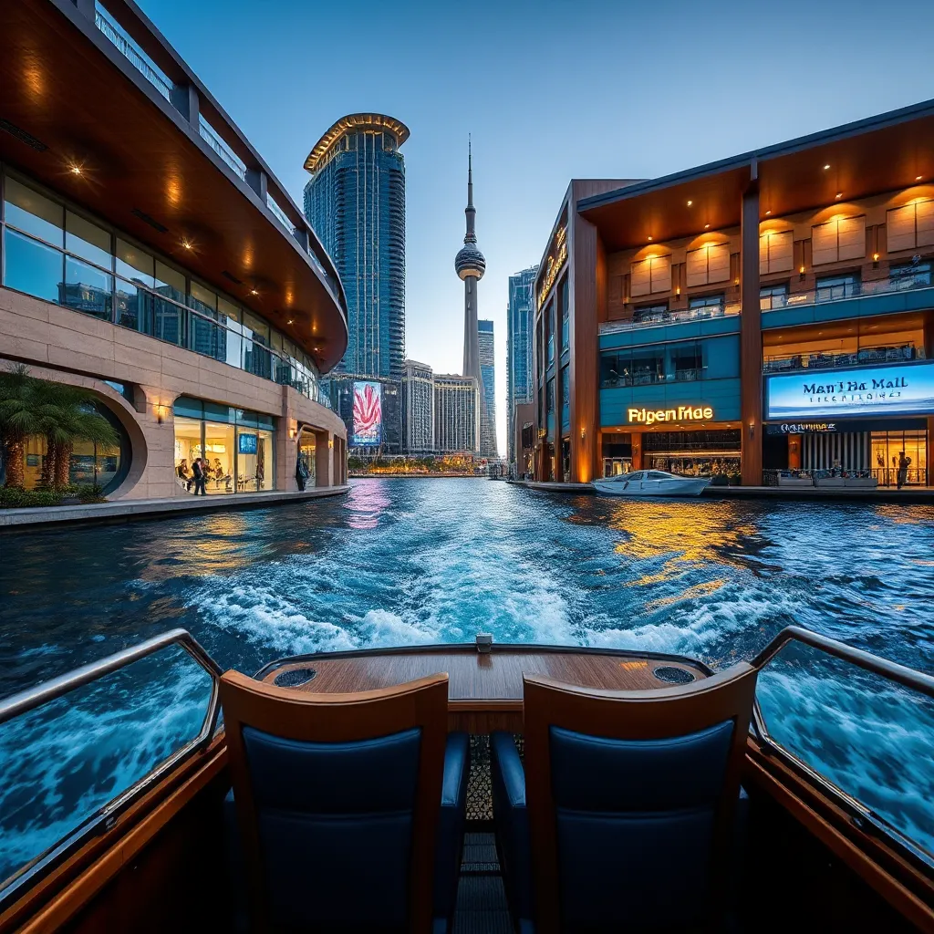 Exploring the Boat Ride from Marina Mall to Bluewaters